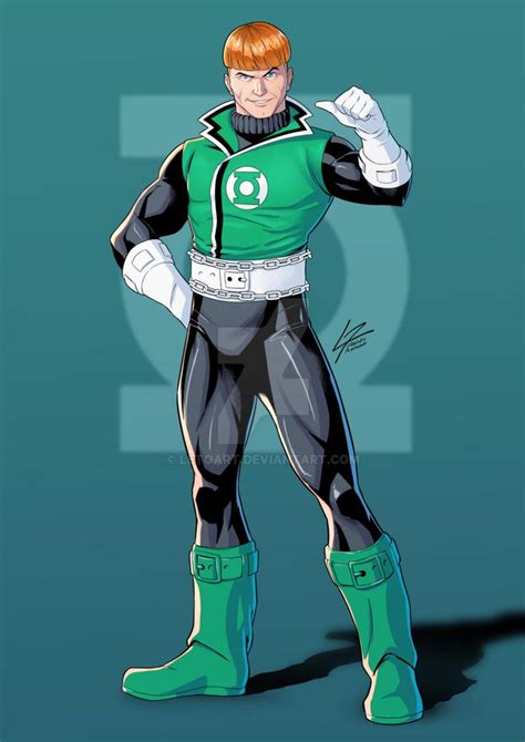 Green Lantern Guy Gardner By Letoart On Deviantart In 2022 Green