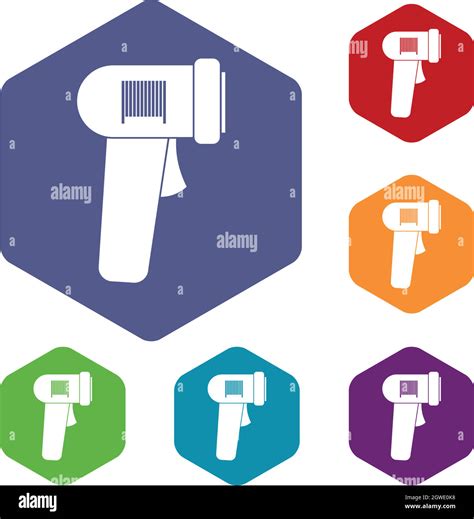 Barcode Scanner Icons Set Stock Vector Image And Art Alamy