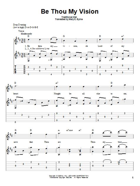 Be Thou My Vision Sheet Music Direct