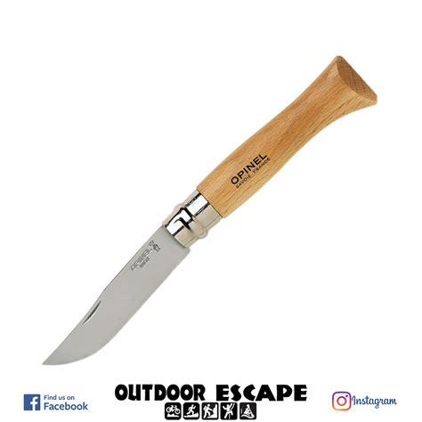 Opinel NO 6 STAINLESS STEEL KNIFE Outdoor Escape