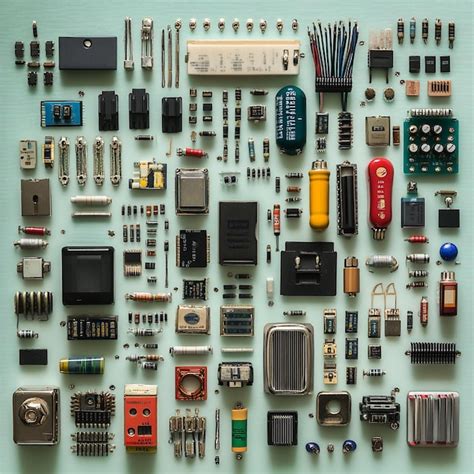 A Visual Guide To Electronic Components Like Resistors Capacitors And