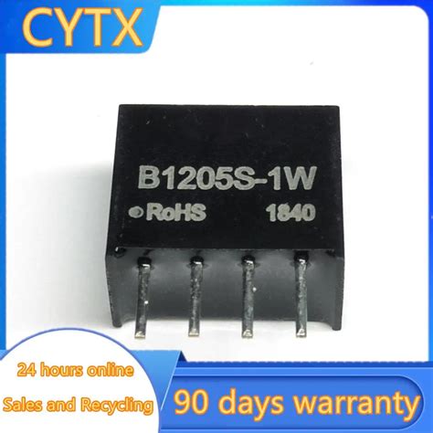 10PCS B1205S 1W B1205S DIP 4 12V To 5V DC DC Isolated Power Module New