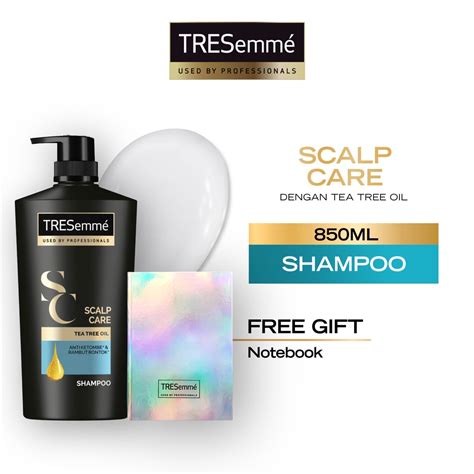 Jual Buy TRESemme Scalp Care Shampoo 850ml FREE Notebook Shopee Indonesia