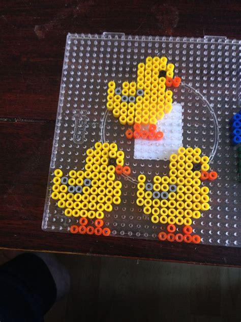 Chicks Hama Perler Beads By Dorte Marker Påskeidéer Børnekreativitet
