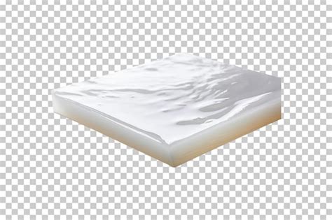 투명한 배경에 있는 폴리우레탄 폼 시트 프리미엄 Ai 생성 Psd
