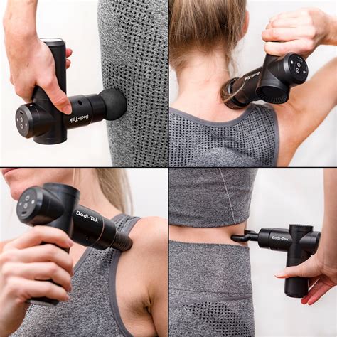 Bodi Tek Bodi Tek Hot And Cold Deep Tissue Massager Gun Black