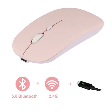 Rechargeable Bluetooth Mouse Wireless Dual Mode 52 Silent Computer