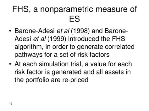 Ppt A Non Parametric Measure Of Expected Shortfall Es Powerpoint Presentation Id 6244055