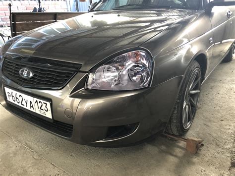 Тонирование фар и туманок полиуретаном Stek DYNOshade — Lada Приора ...