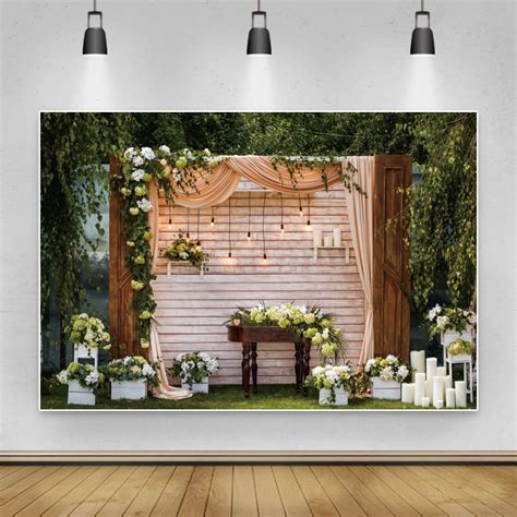 Laeacco telón de fondo con diseño floral para fotografía telones de