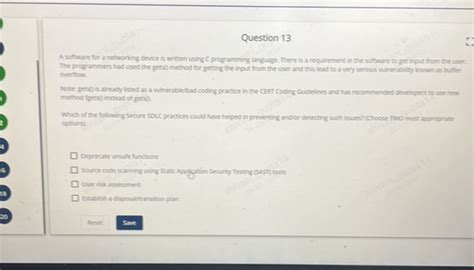 Question A Sotware For A Netwoning Devce Studyx