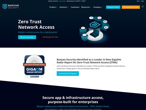 Banyan Security Aards Nominee