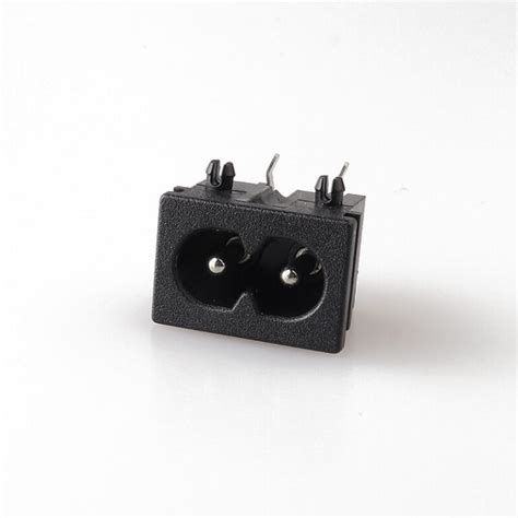 LZ 8 4P8 IEC C8 2pin Ac Socket 250v Female Copper Industrial Power Socket Connector Lanz