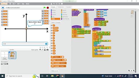 Membuat Program Fungsi Kuadrat Di Scratch Riseu 💌