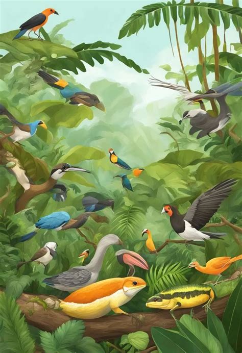 The Tropical Rainforest Food Web Who Eats Who
