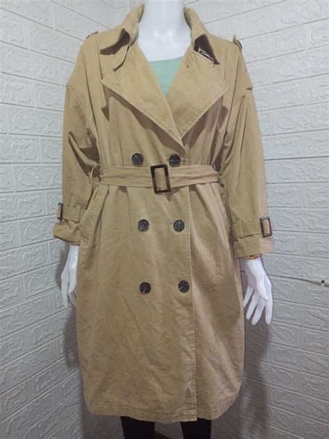 Nude Trench Coat Women S Fashion Coats Jackets And Outerwear On Carousell