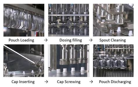 Automatic Filling Capping Machine For Spout Pouch