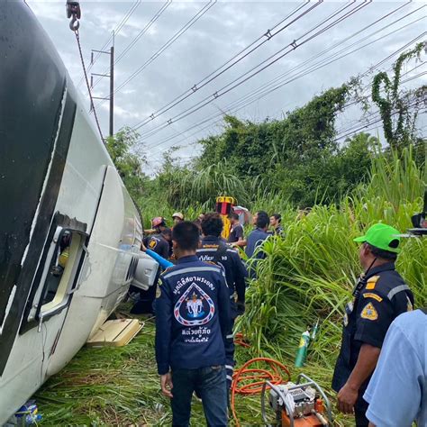 Tourist Bus Carrying 24 Chinese Overturns In Thailand Iha News