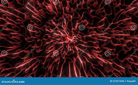 Abstract Flowing Smooth Fractal Waves Background Seaweed Like Stock Illustration Illustration