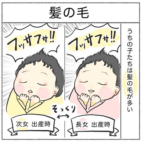 「フサフサ家系に舞い降りた、薄毛の天使・末っ子くん。 育児漫画 育児絵日記 さのさん3姉弟 」さのか 漫画・イラストの漫画
