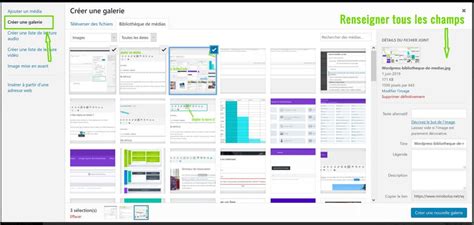 Créer Une Galerie Dimages Les Médias Dans Wordpress Mirobolus