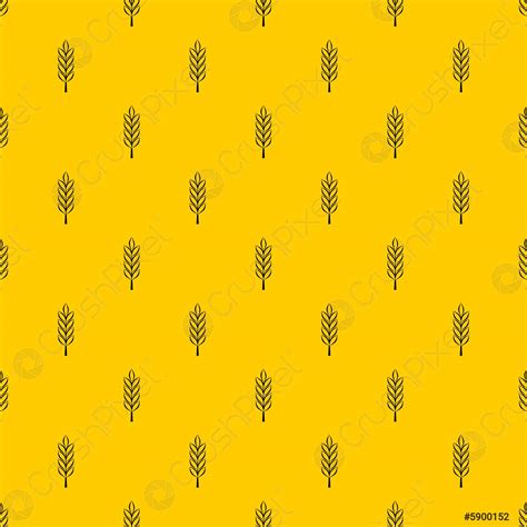 Wheat Spike Pattern Vector Stock Vector 5900152 Crushpixel