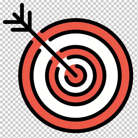Bullseye Emoji Target With Arrow Illustration Png Clipart Aim