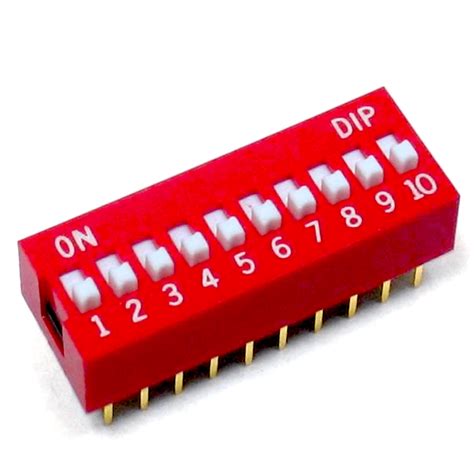 Dip Switch 10 Positions Electronation Pakistan