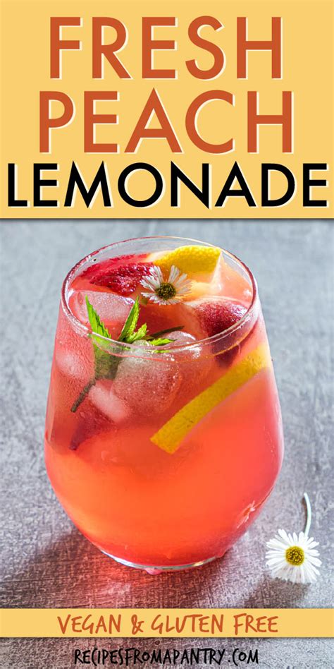 Easy Fresh Peach Lemonade Artofit
