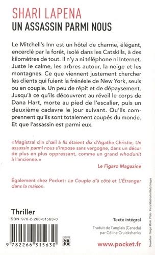 Un Assassin Parmi Nous De Shari Lapena Poche Livre Decitre