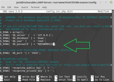 configuring a lamp stack with owasp top 10 vulnerabilities