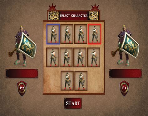 Fighting Game Ui Behance