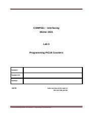 Lab Submission Programming Pic Counters Doc Comp
