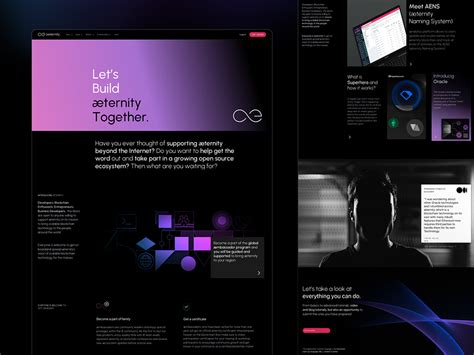 Open Source Blockchain Development Platform Website Inner Pages By Oleg