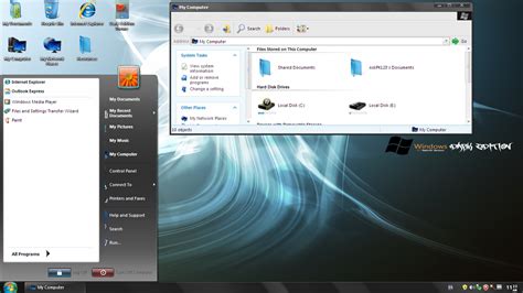 Windows Xp Dark Edition V Rebirth Refix Theme By Prateek Kumar On Deviantart