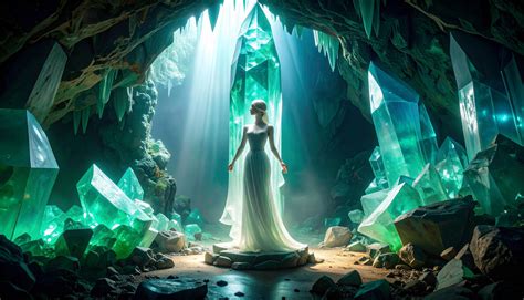 Emerald Crystal Statue Of A Woman By Joekerxxx On Deviantart