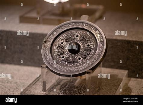 Ancient Chinese Tang Dynasty Cultural Relics In The Museum Bronze