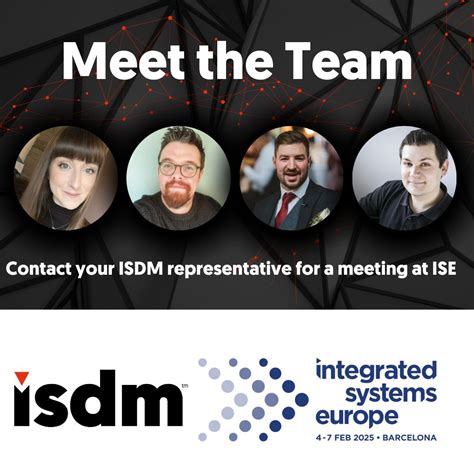 Isdm Is Heading To Ise Barcelona Were Excited To Attend One Of The