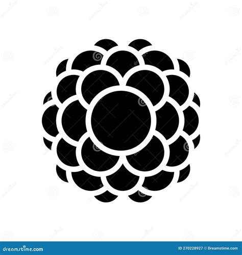 Particle Molecular Structure Glyph Icon Vector Illustration Stock Vector Illustration Of Model