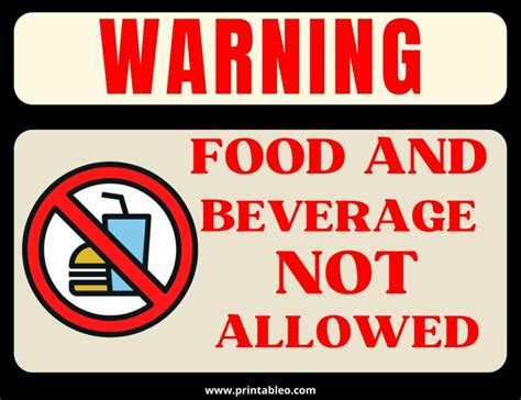 179 not allowed signs free printable pdfs printableo