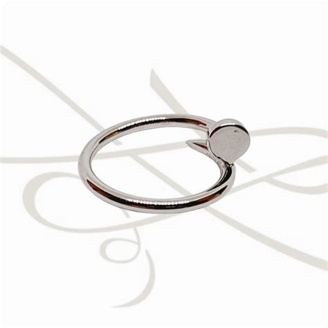 Anillo Plata Liso Tornillo