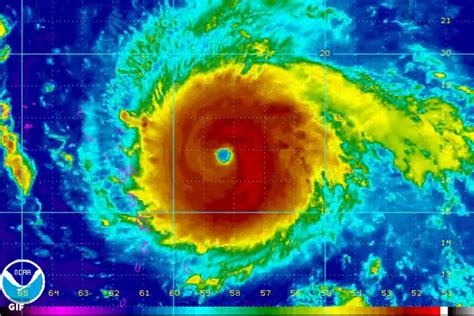 Huracán Irma Es El Más Fuerte Que Se Ha Registrado En El Atlántico