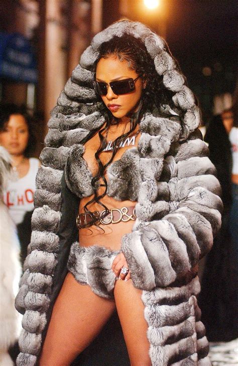 Lil Kim Media On Twitter Chinchilla Coat Lil Kim Fur Coat Photoshoot