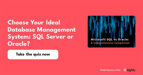Choose Your Ideal Database Management System Sql Server Or Oracle