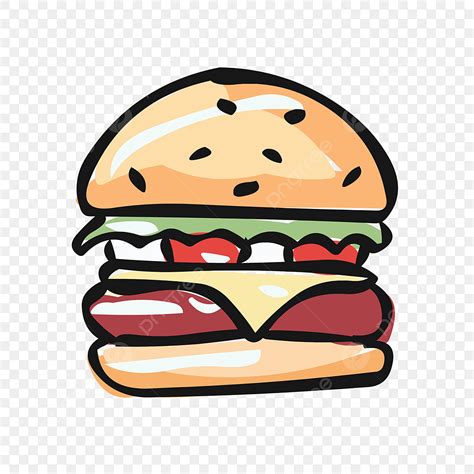 Elementos De Alimentos Dibujados A Mano Dibujos Animados Lindo Gourmet