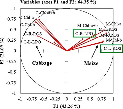 Combined Pca Map Of Maize And Cabbage For Physiological Responses Download Scientific Diagram