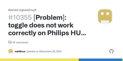 Problem Toggle Does Not Work Correctly On Philips Hue 8719514328242