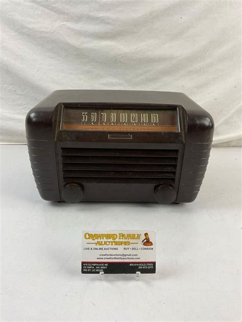 Vintage Composite Rca Victor Table Top Tube Electric Radio Untested