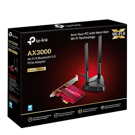 อุปกรณ์รับสัญญาณ Tp Link Network Archer Tx3000e Ax3000 Pci Express Adapter