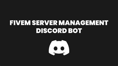 Esx Qb Qbox Fivem Server Management Discord Bot Fivem Releases